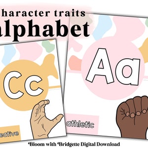 ASL (american Sign Language) Alphabet Posters, Modern Pastel Classroom ...