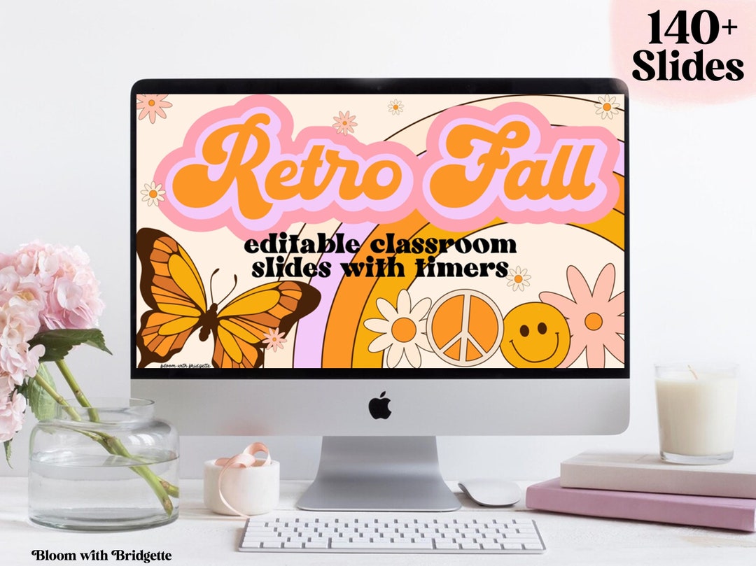 Retro Fall Google Slides and Powerpoint Templates With Timers, EDITABLE ...