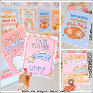 Back to School Classroom Posters, Editable Posters, Back to School ...