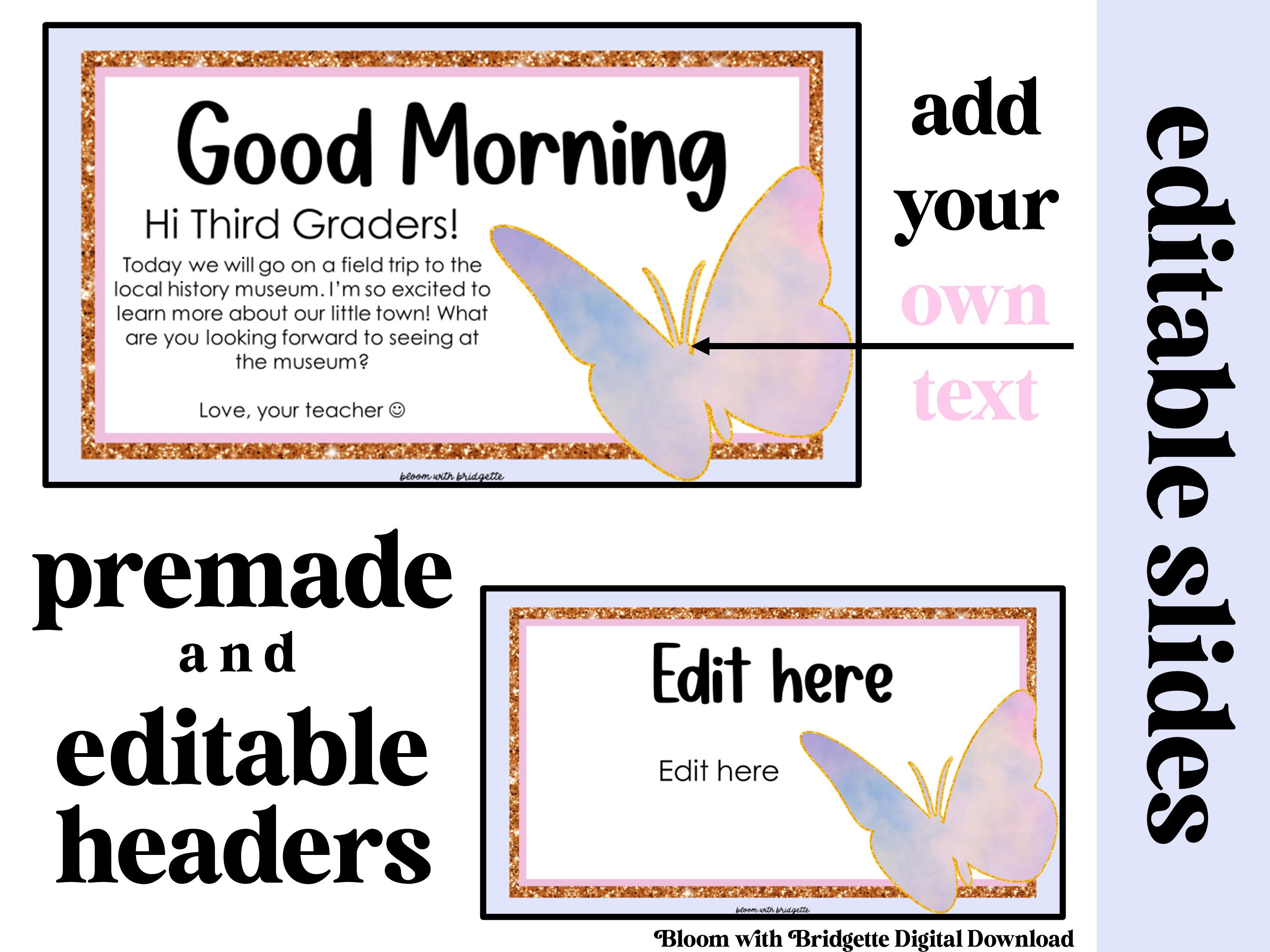 Swiftie Inspired Google Slides and Powerpoint Templates With Timers ...