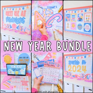 New Year Classroom Decor Bundle, Swiftie Inspired Bulletin Board ...