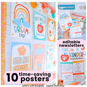 Sunshine Classroom Decor Mini Bundle, Back to School Decorations ...