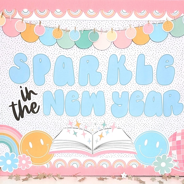 New Year Bulletin Boards - Etsy