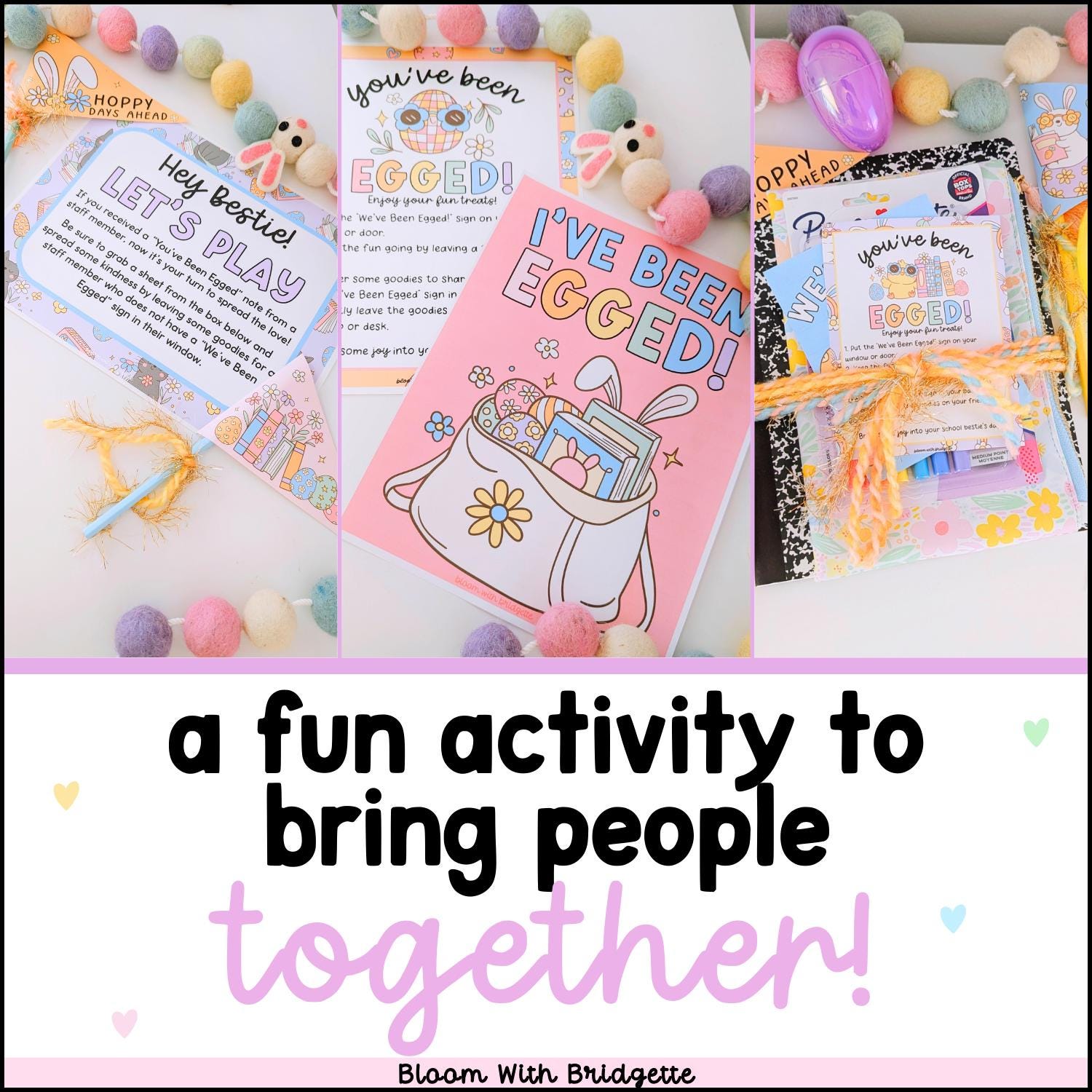 You've Been Egged, Staff Kindness, Morale Booster, Teacher Gift Idea - Etsy