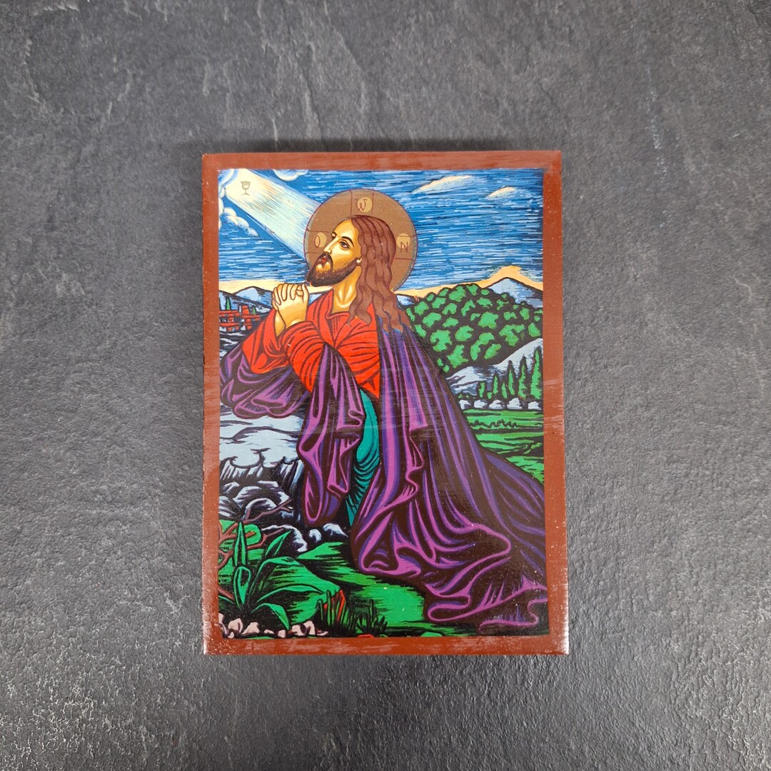 Hand-painted Jesus Christ Orthodox Icon, Byzantine Religious Art - Etsy