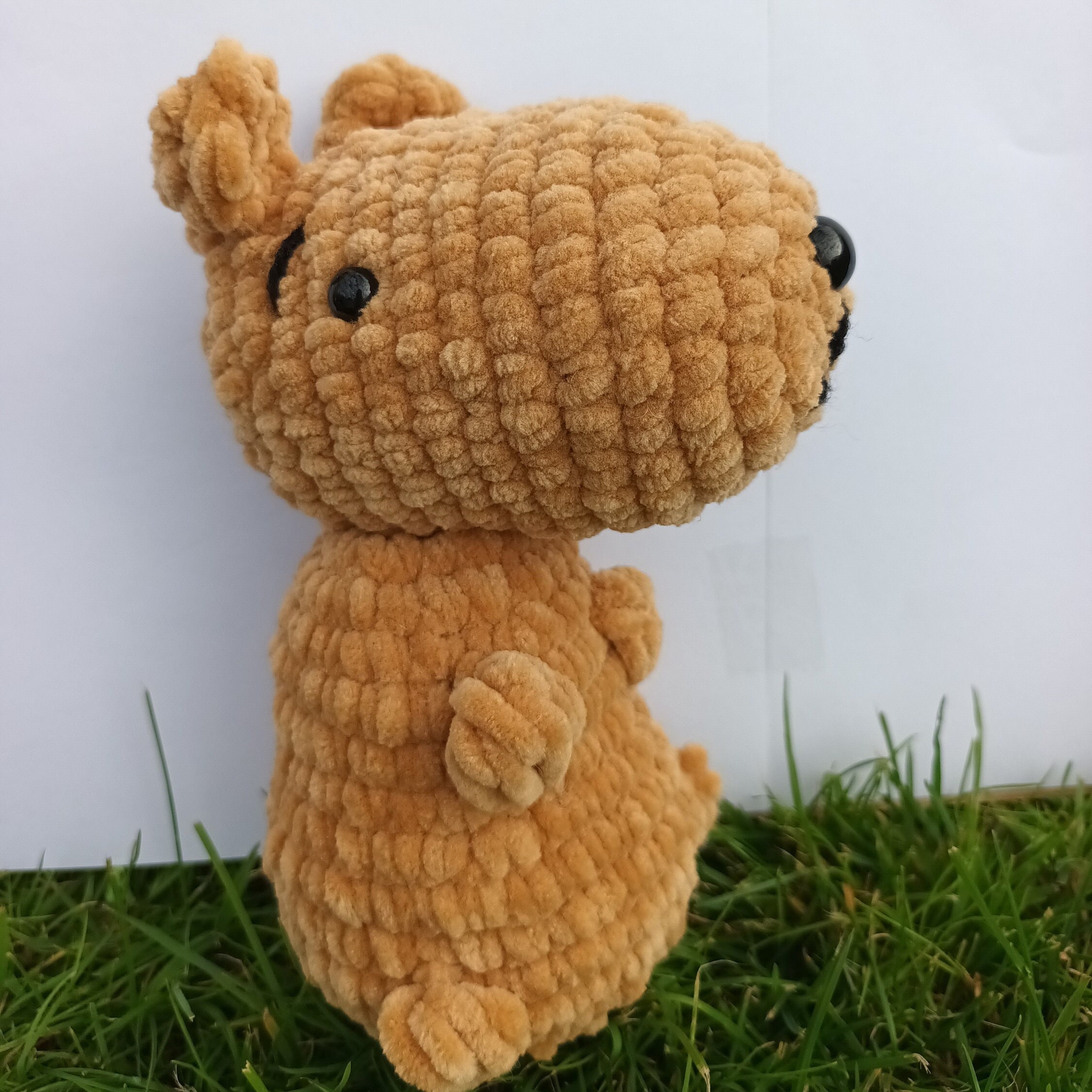 Cooper the Capybara Crochet Capybara Plushie Amigurumi - Etsy