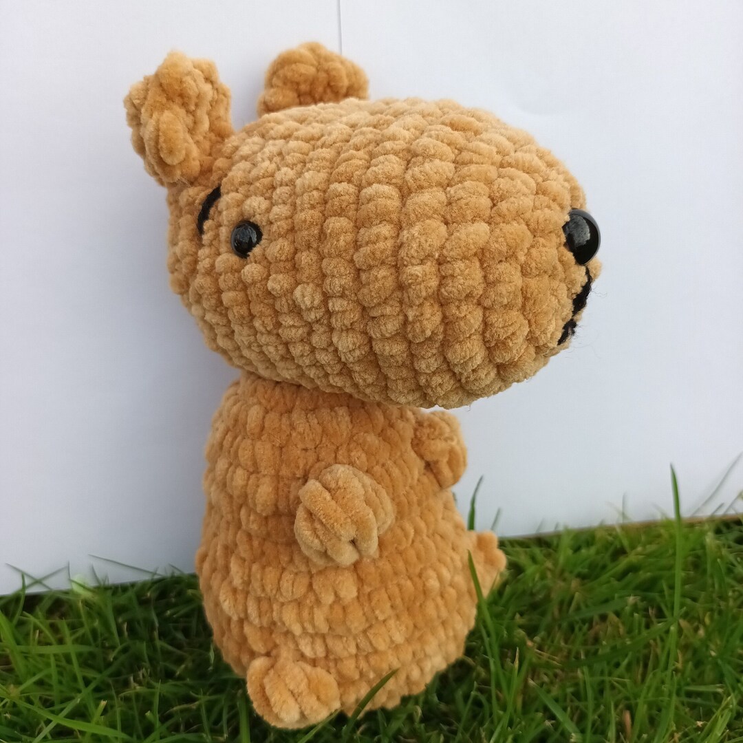 Cooper the Capybara Crochet Capybara Plushie Amigurumi - Etsy
