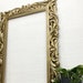 Big Carved Rubbed Gold Oak Frame, Vintage Style Frame, Large Gold ...