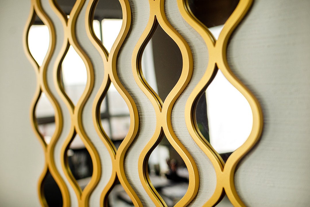 Water Drop Mirror Decorative, Acrylic Wall Mirror Decor for Living Room ...