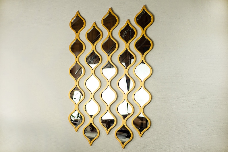 Water Drop Mirror Decorative Acrylic Wall Mirror for Living - Etsy