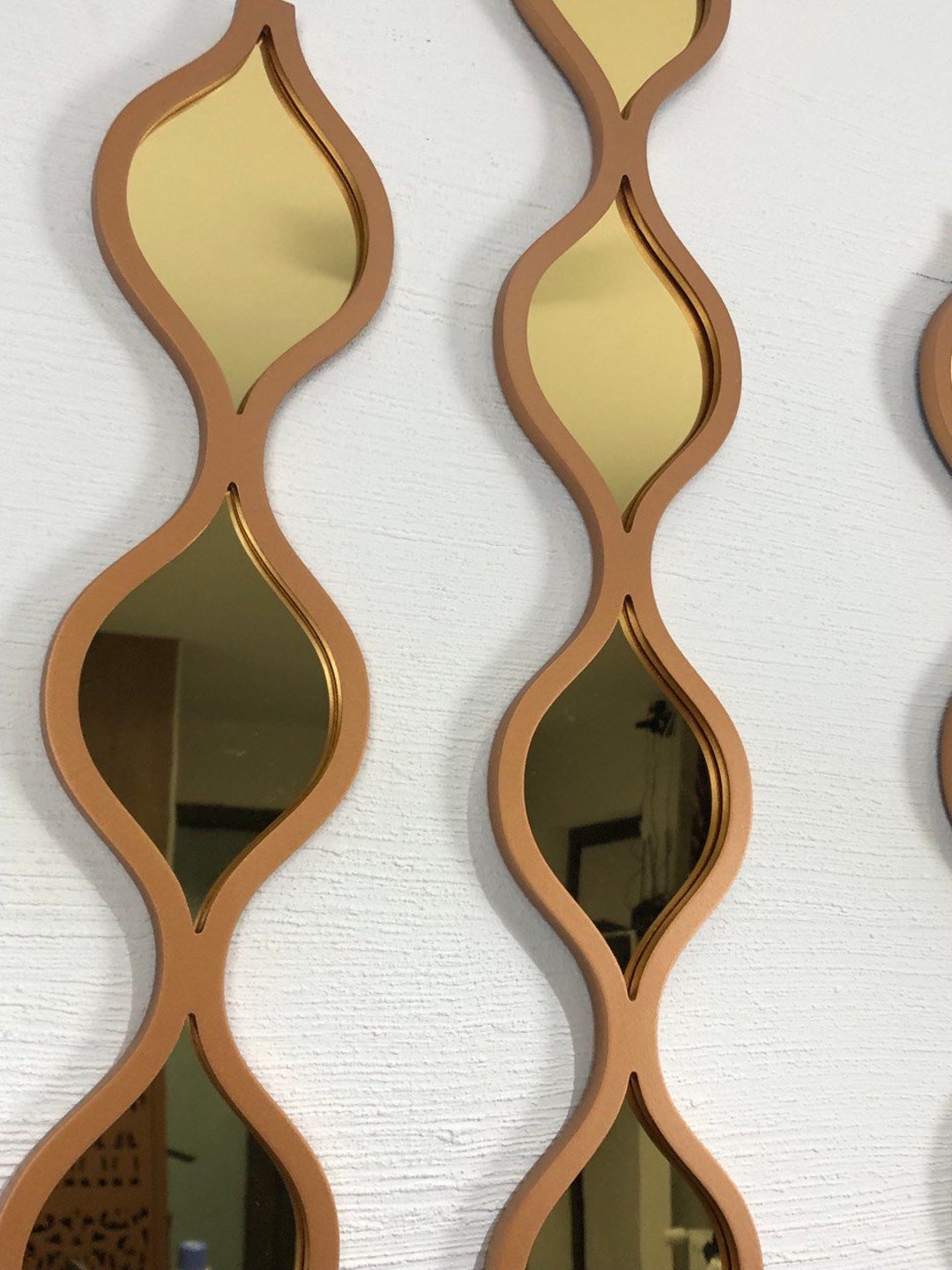 Water Drop Mirror Decorative, Acrylic Wall Mirror, for Living Room ...