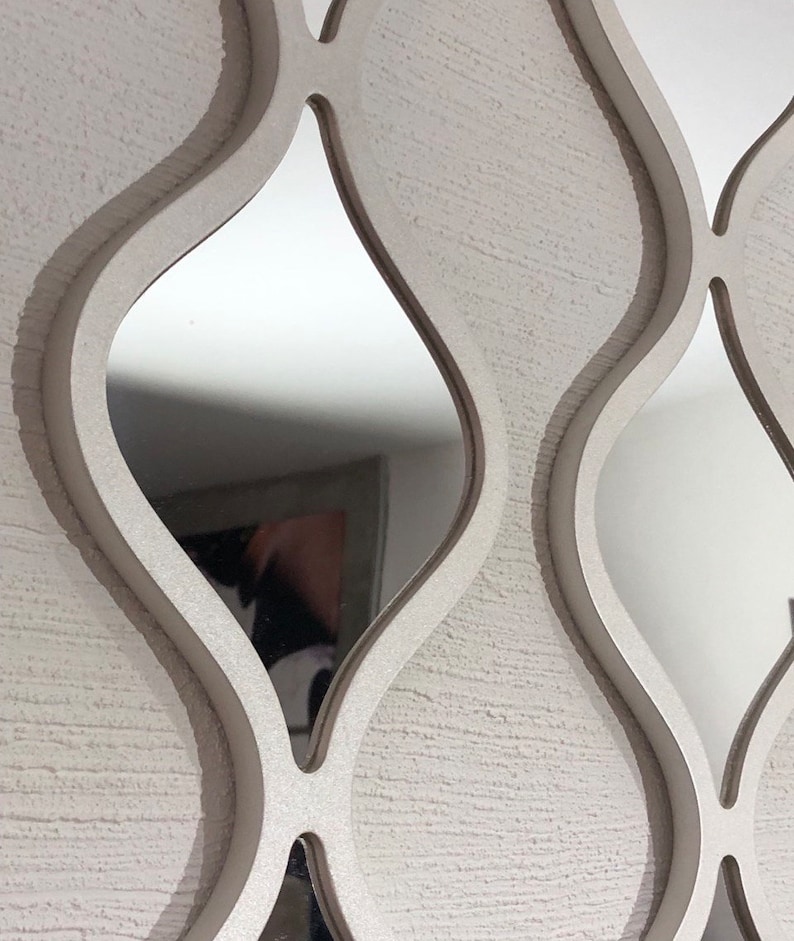 Water Drop Decorative Silver Mirror Acrylic 3D Wall Mirror - Etsy