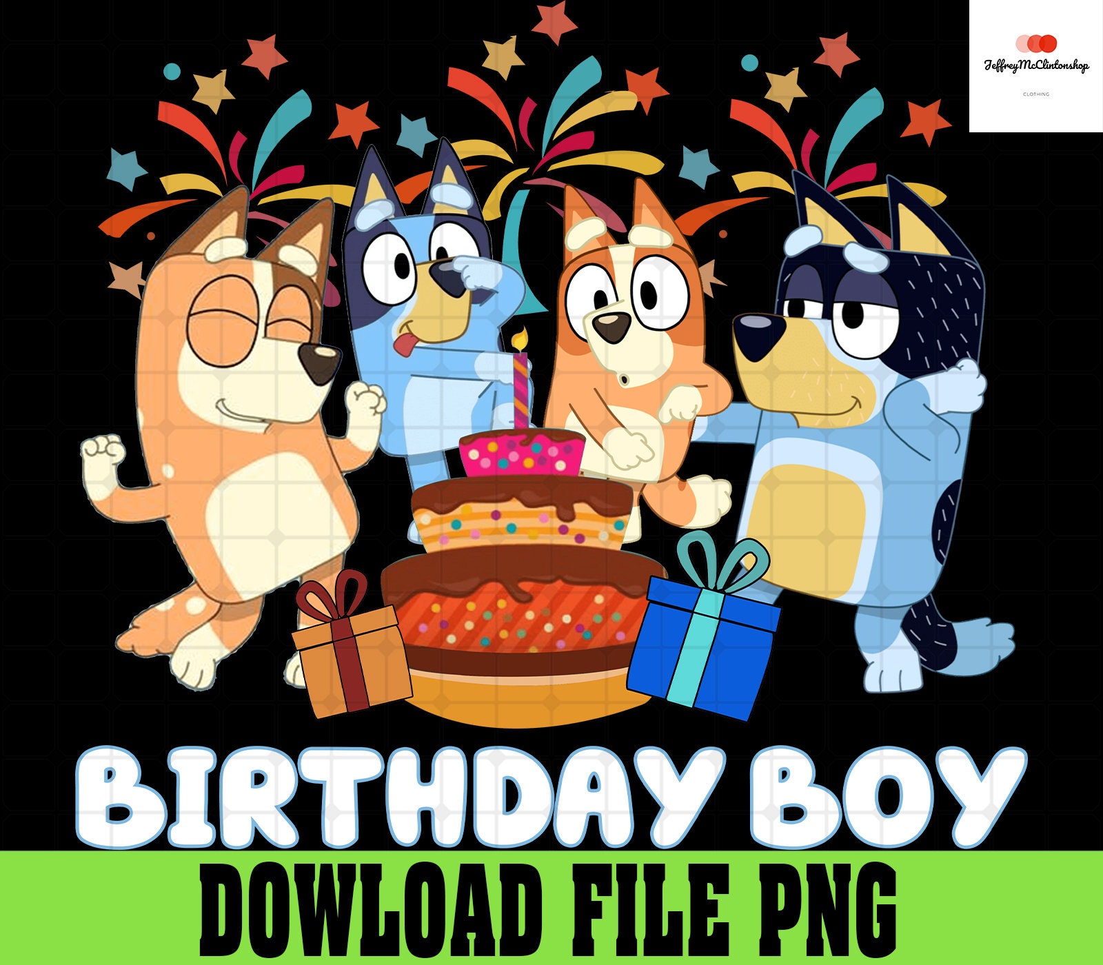 Cumpleaños Png Bluey Png Bluey Svg Bluey Cumpleañero - Etsy México