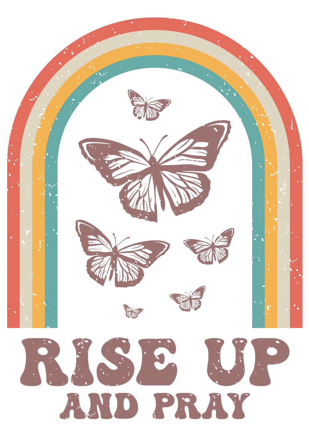 Rise up and Pray Digital Png Sublimation Download T Shirt Design - Etsy