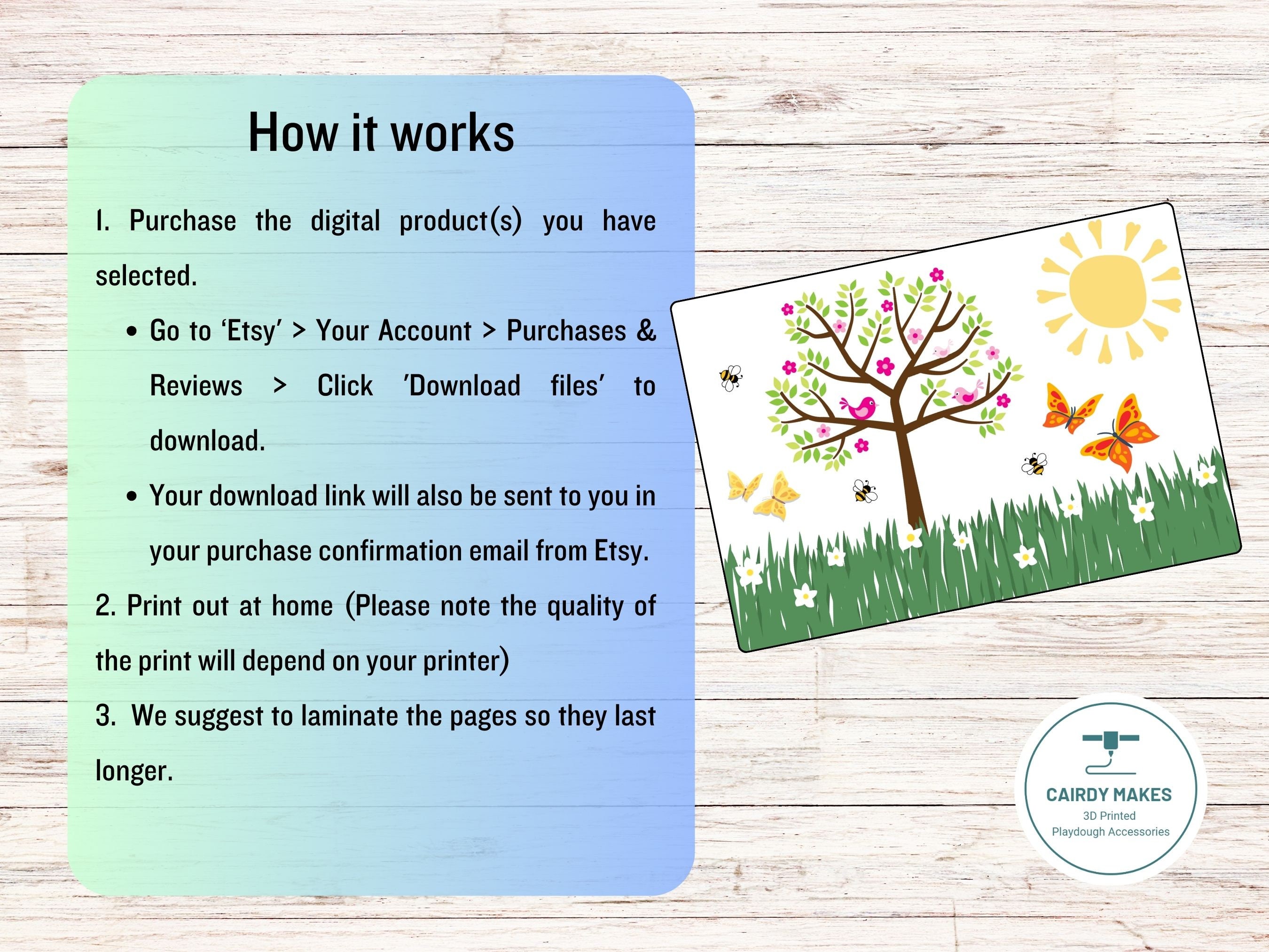 Spring Themed Playdough Mats Printable | Digital Download | Preschool ...