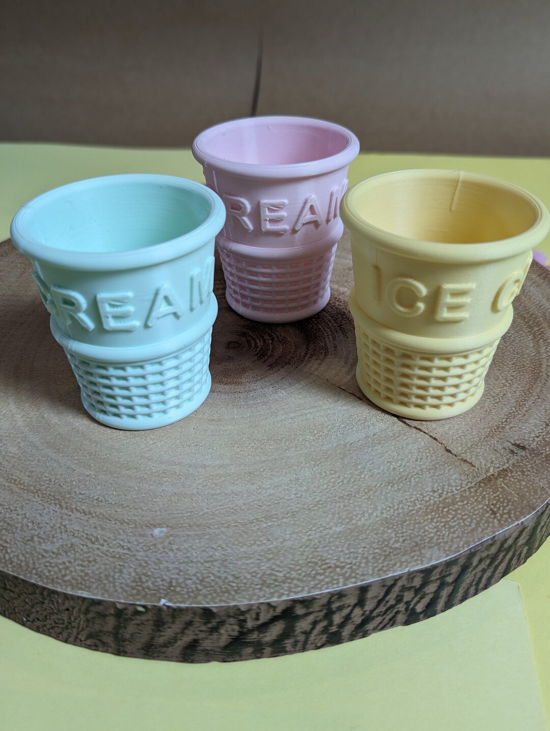 Ice Cream Cone Playdough Pot, Playdough Pot, Playdough Play, Ice Cream ...