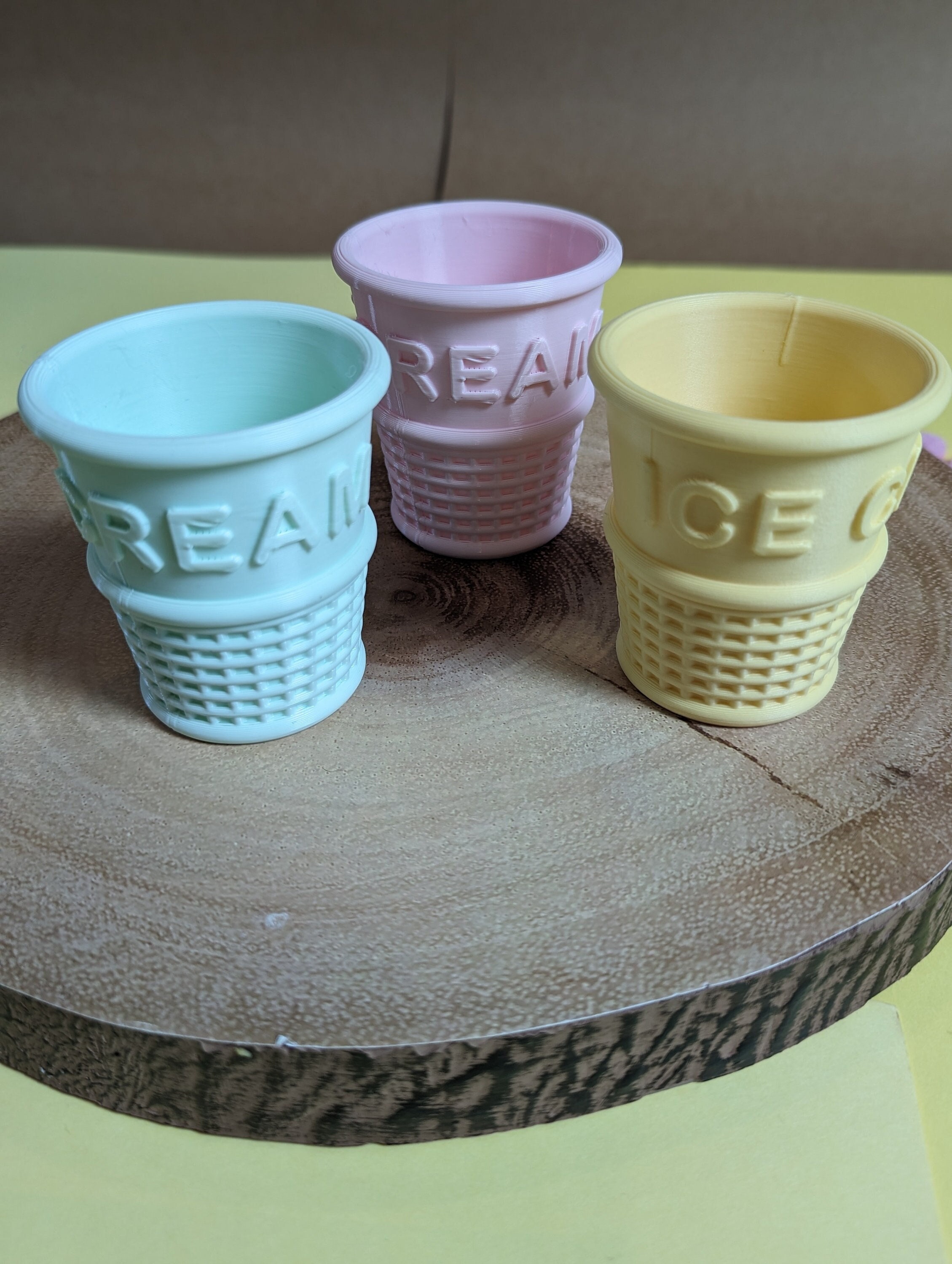 Ice Cream Cone Playdough Pot, Playdough Pot, Playdough Play, Ice Cream ...