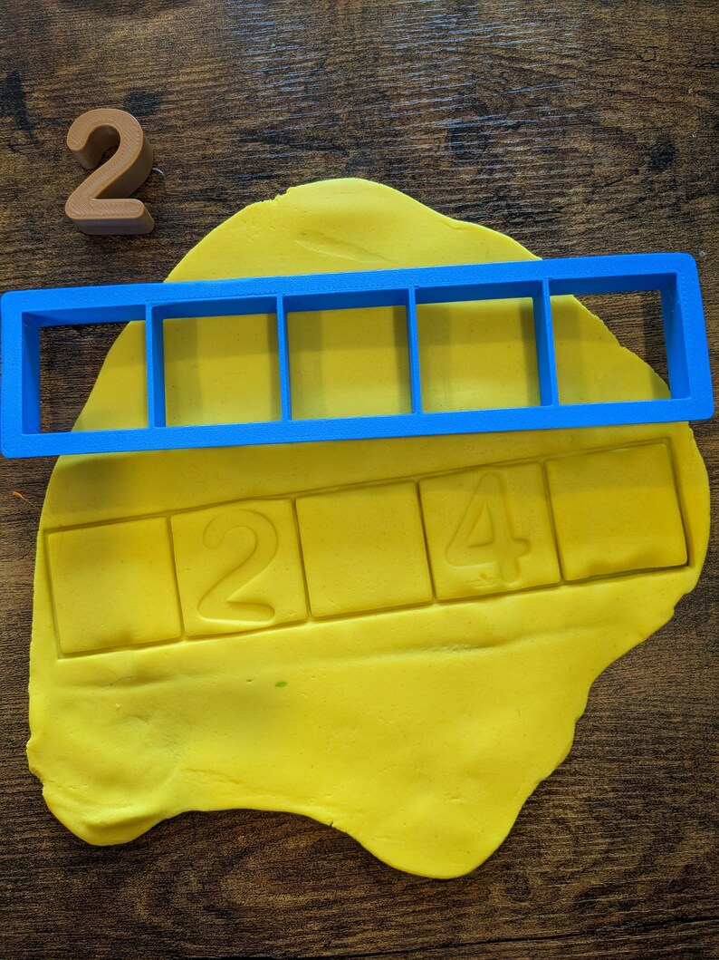 Ten and Five Frame Playdough Cutters, STEM, EYFS, Playdough, Clay ...