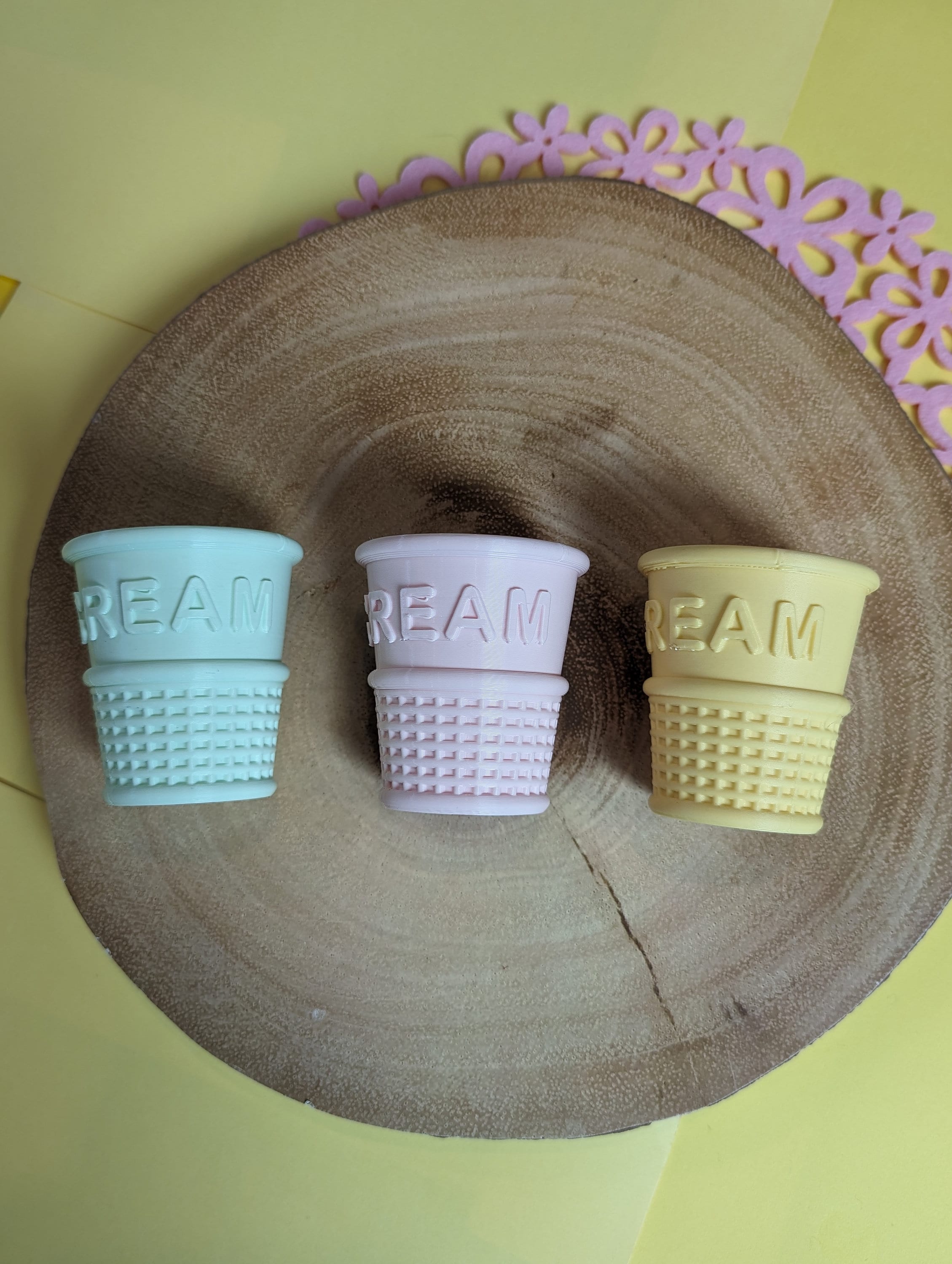 Ice Cream Cone Playdough Pot, Playdough Pot, Playdough Play, Ice Cream ...