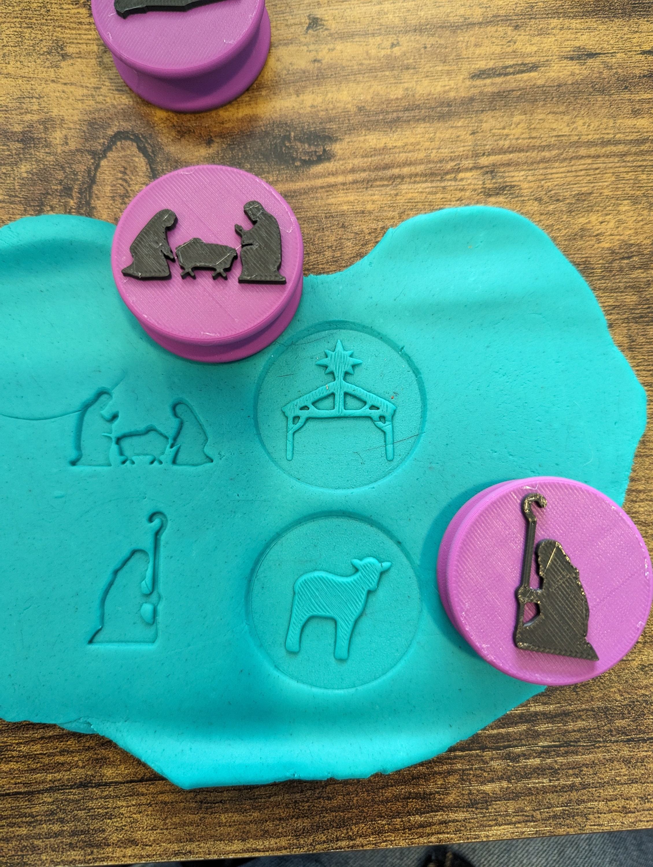 Nativity Playdough Stamp Set, Playdough Stamp, Christian, Christmas ...