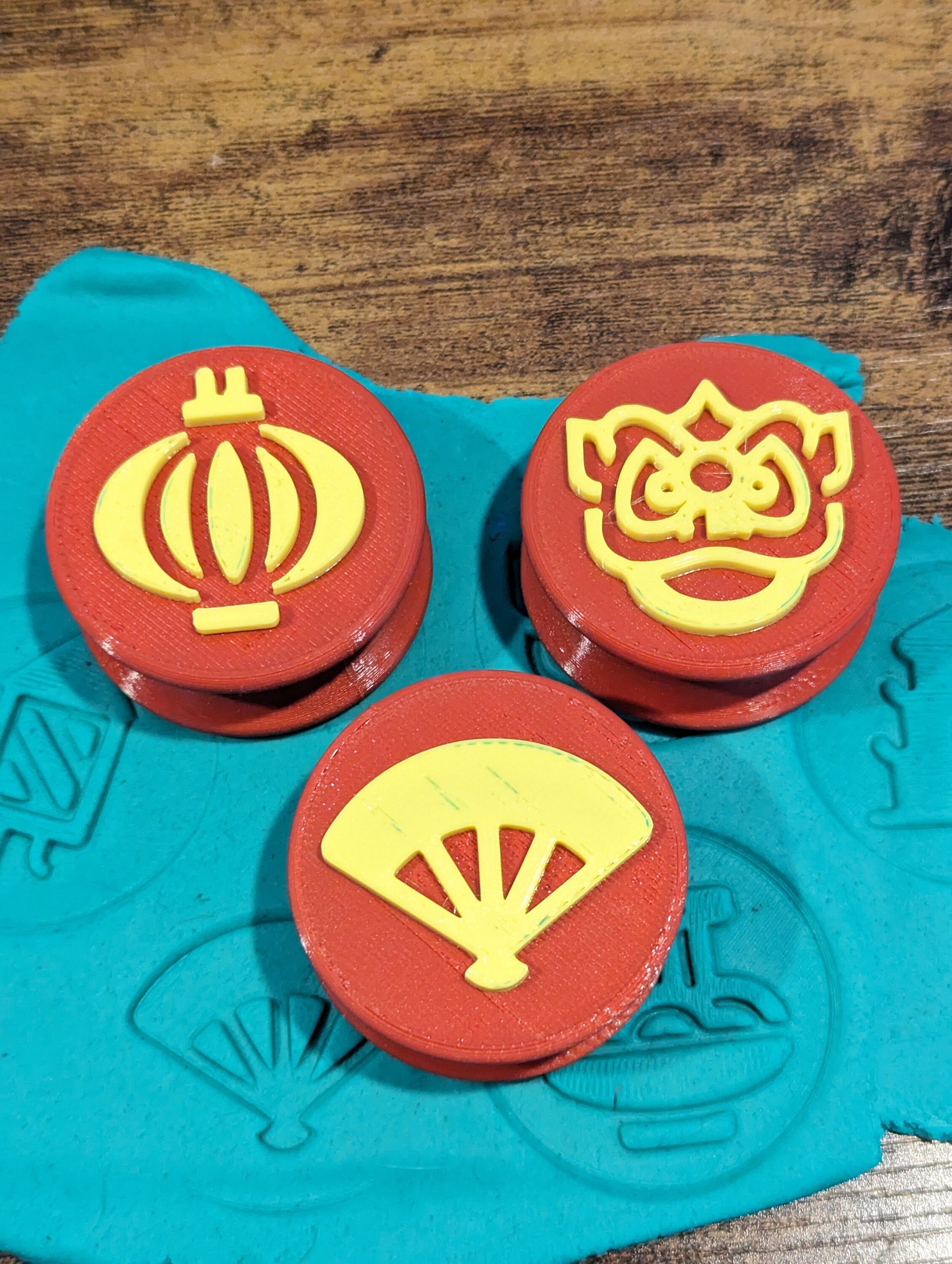 Chinese New Year Playdough Stamp Set, Playdough Stamp, Chinese New Year ...