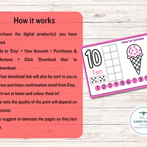 Number Counting Playdough Mats Printable | Numbers | Preschool ...