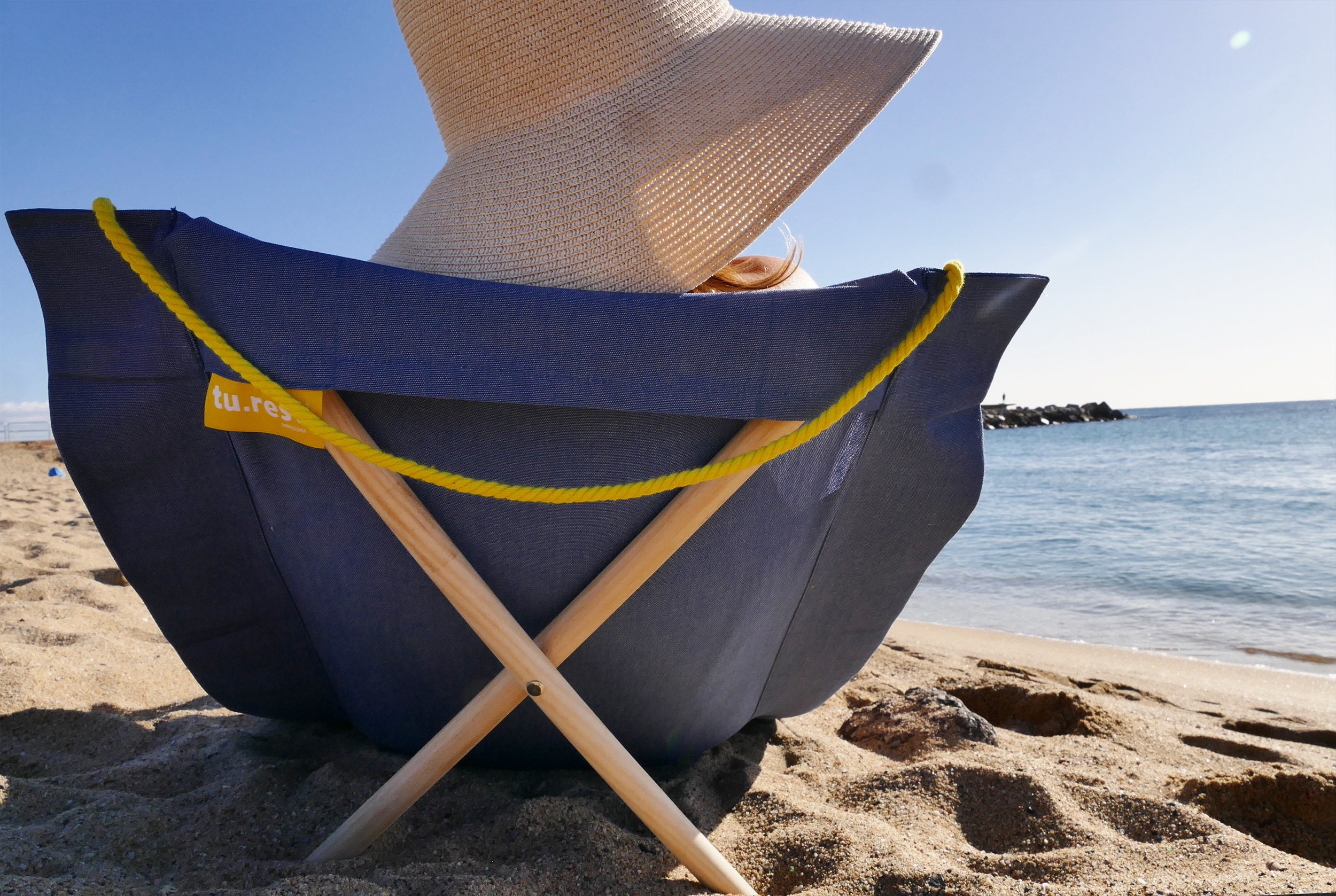 Yacht Lounger, Folding Deckchair, Beach Bed, Sun Seat, Floor Lounger ...