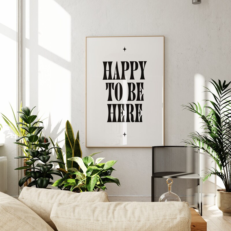 Happy Print - Etsy