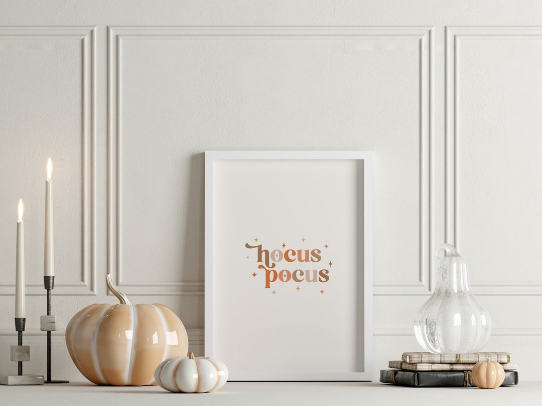 Hocus Pocus Print // Halloween Printable Halloween Wall Art - Etsy