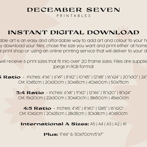 Pick Any 5 Digital Download Designs // Custom Gallery Wall Set of 5 ...