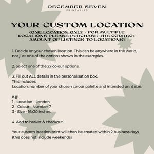 Custom Location Print, Custom Town City State Wall Art, Preppy Poster ...