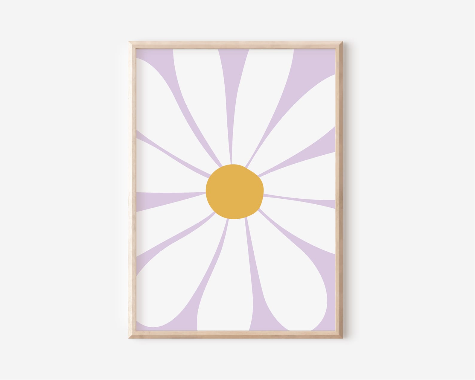 Daisy Print Set of 2 / Daisy Wall Art Nursery Print Boho - Etsy