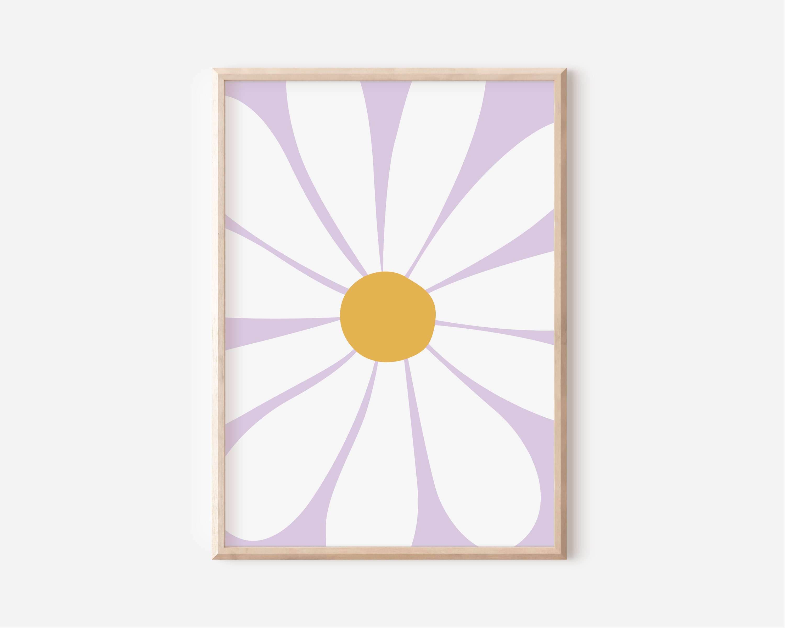 Daisy Print Set of 2 / Daisy Wall Art Nursery Print Boho - Etsy