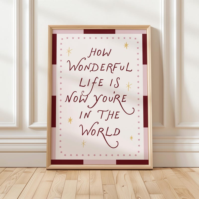 Burgundy Girls Art - Etsy