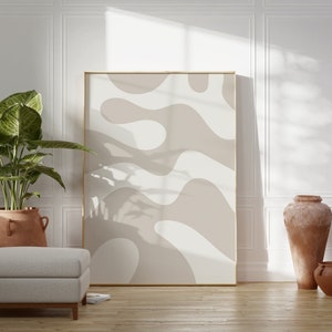 Neutral Beige Gallery Wall Set // Beige Wall Art Set of 3, Modern Art ...