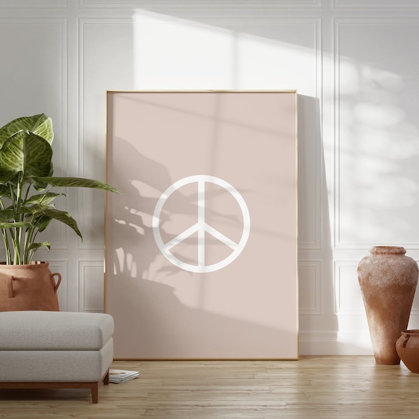 Peace Sign Wall Art - Etsy