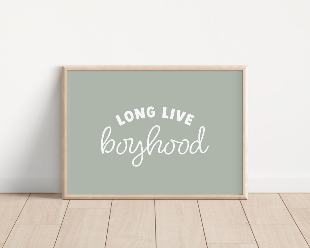 Es lebe der Knabe, es lebe der Junge, Kinderzimmer Wandkunst ...