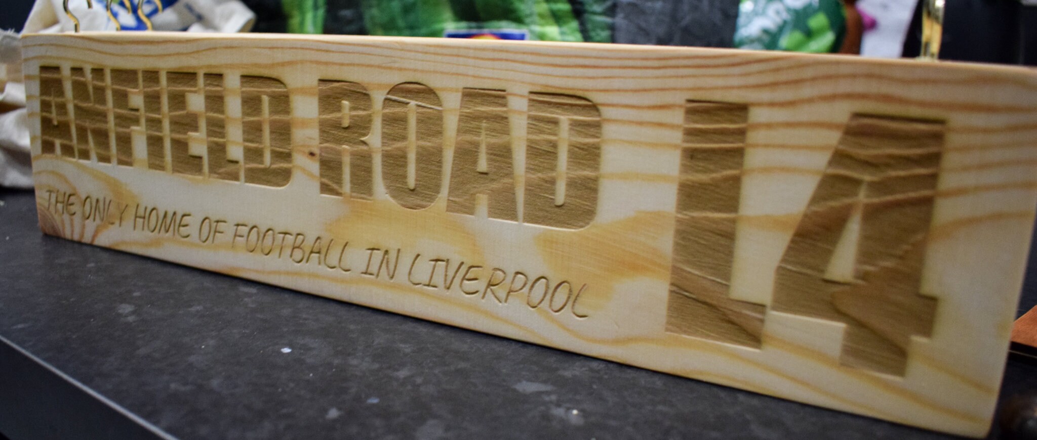 Liverpool Anfield Road Wooden Sign - Etsy