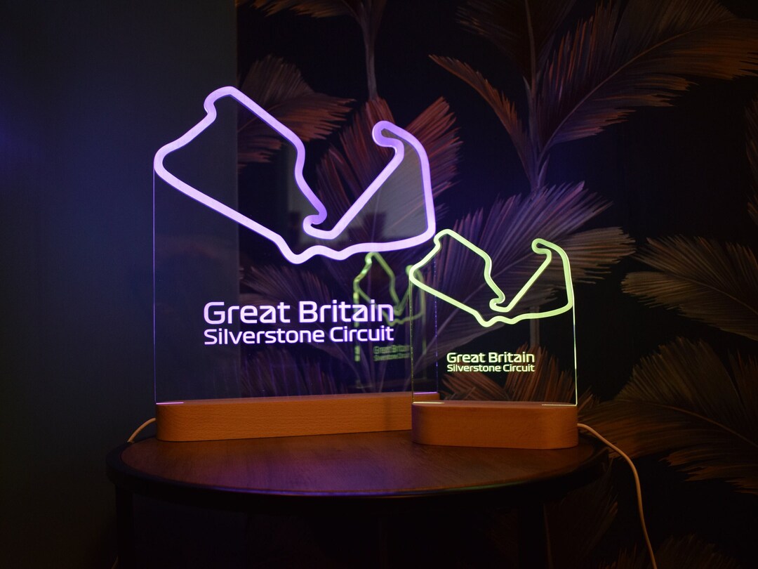 Silverstone Light F1 Gift | LED Light Track Map. Perfect Christmas ...
