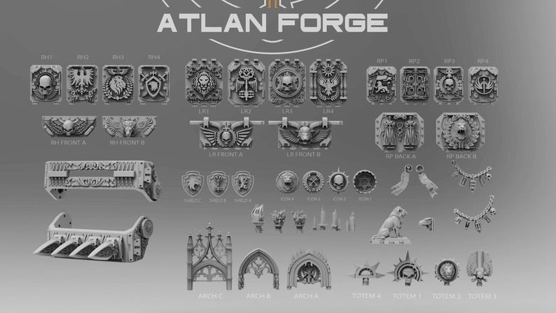 Angelic Vehicle Ornaments, Atlan Forge - Etsy