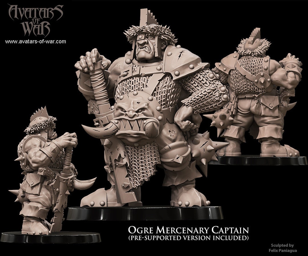 Ogre Mercenary Captain, Avatars of War - Etsy