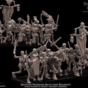 Skeleton Warriors, Avatars of War - Etsy