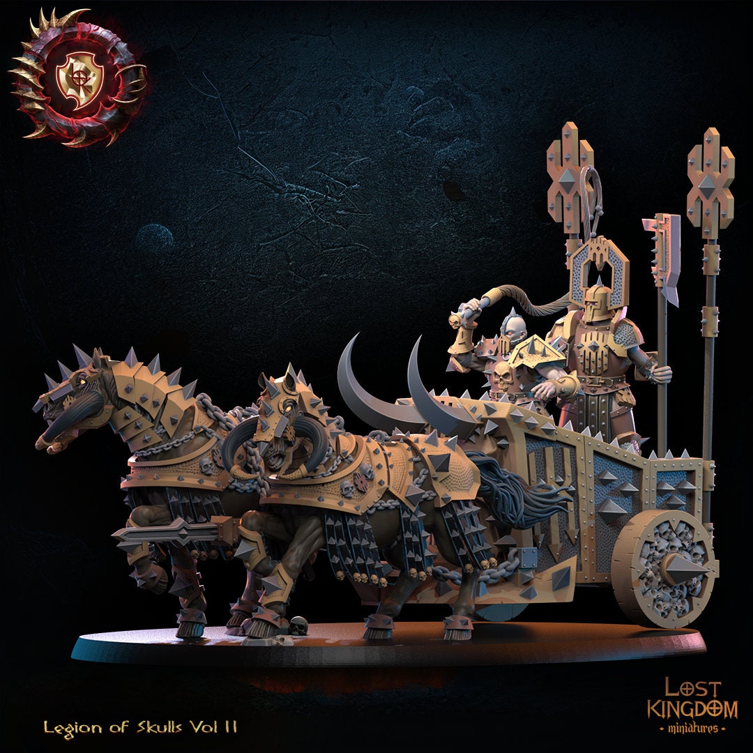 Skull Collectors Chariot/altar, Lost Kingdom Miniatures - Etsy
