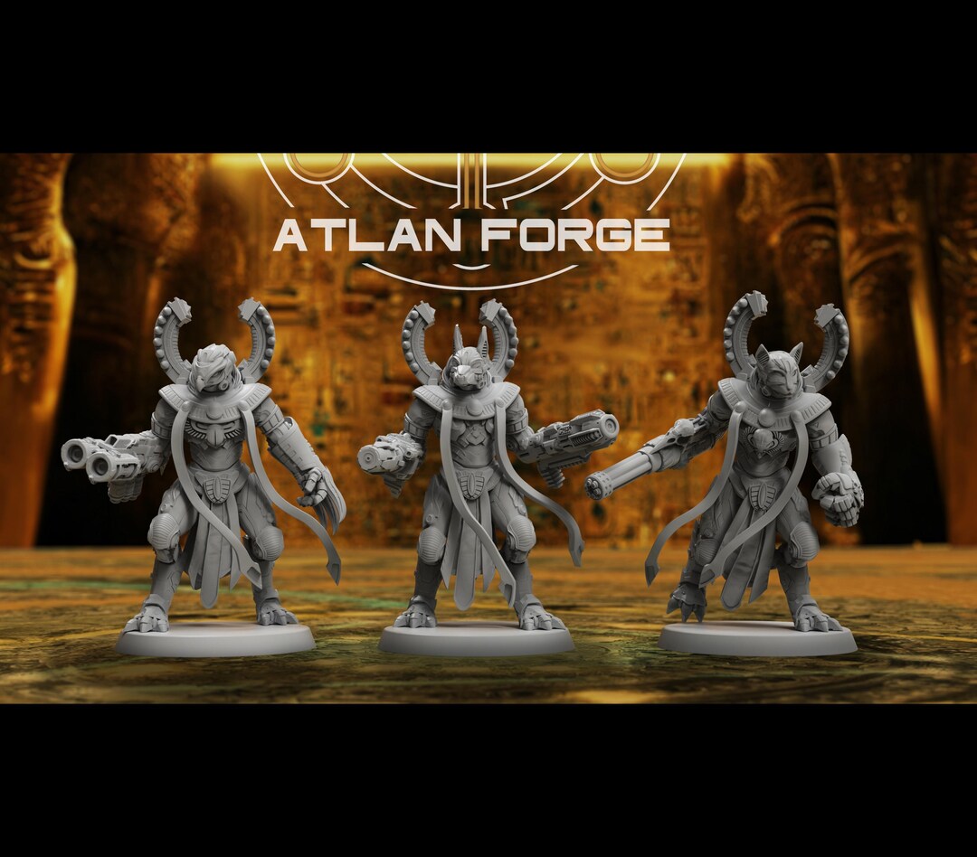 Aegyptian Sentinels, Atlan Forge - Etsy