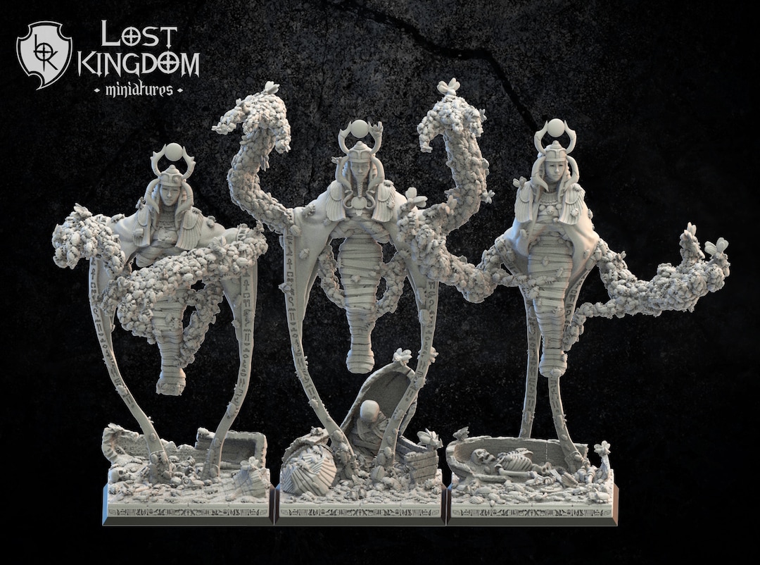 Sakmet Swarm Sorcerers, Lost Kingdom Miniatures - Etsy