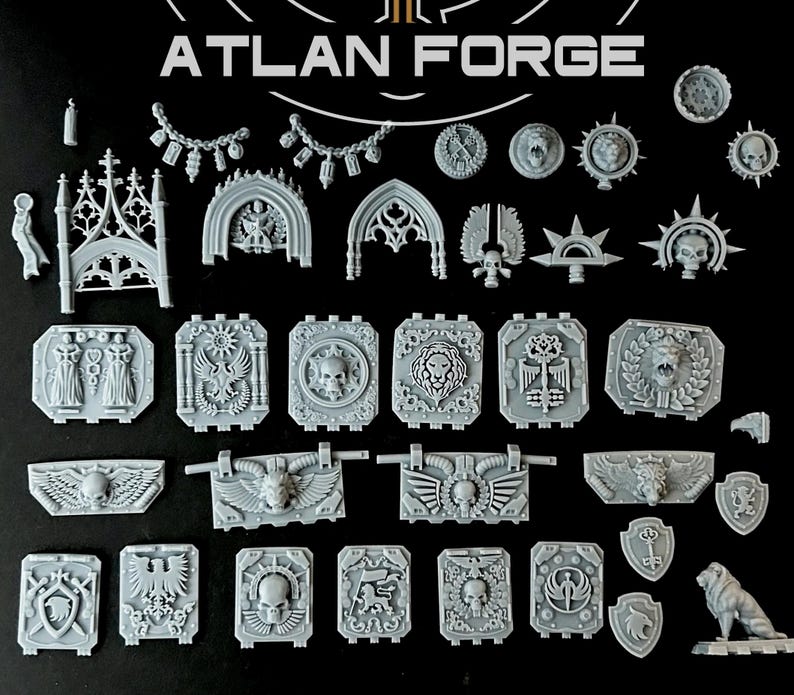 Angelic Vehicle Ornaments, Atlan Forge - Etsy
