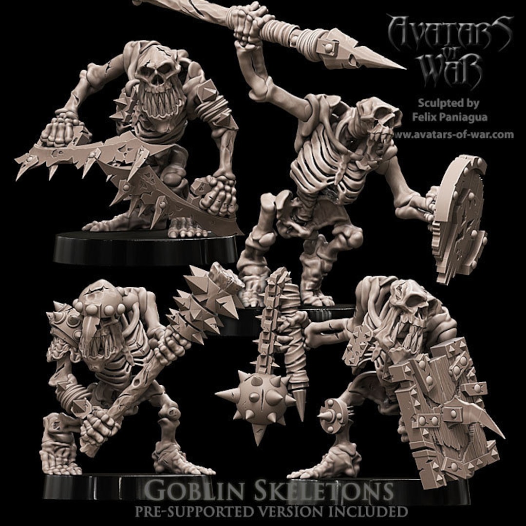 Goblin Skeleton, Avatars of War - Etsy