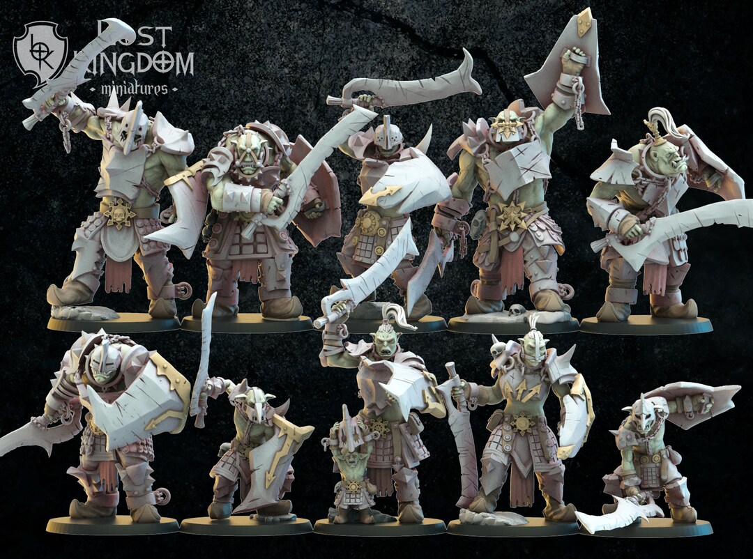 Urk Slaves, Lost Kingdom Miniatures - Etsy