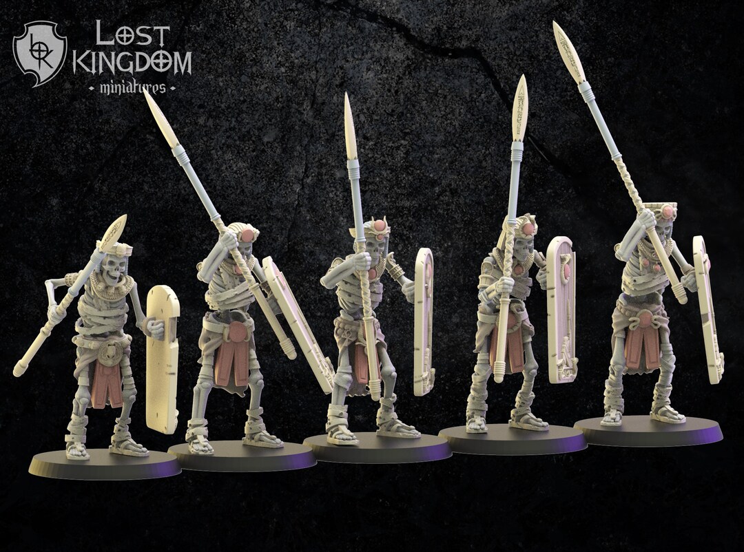 Hurus Spearmen, Lost Kingdom Miniatures - Etsy