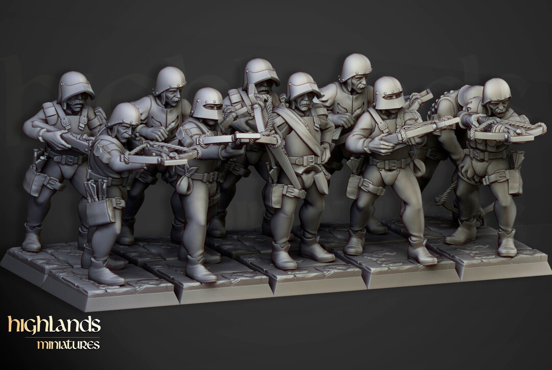 Sundland Crossbowman, Highland Miniatures - Etsy